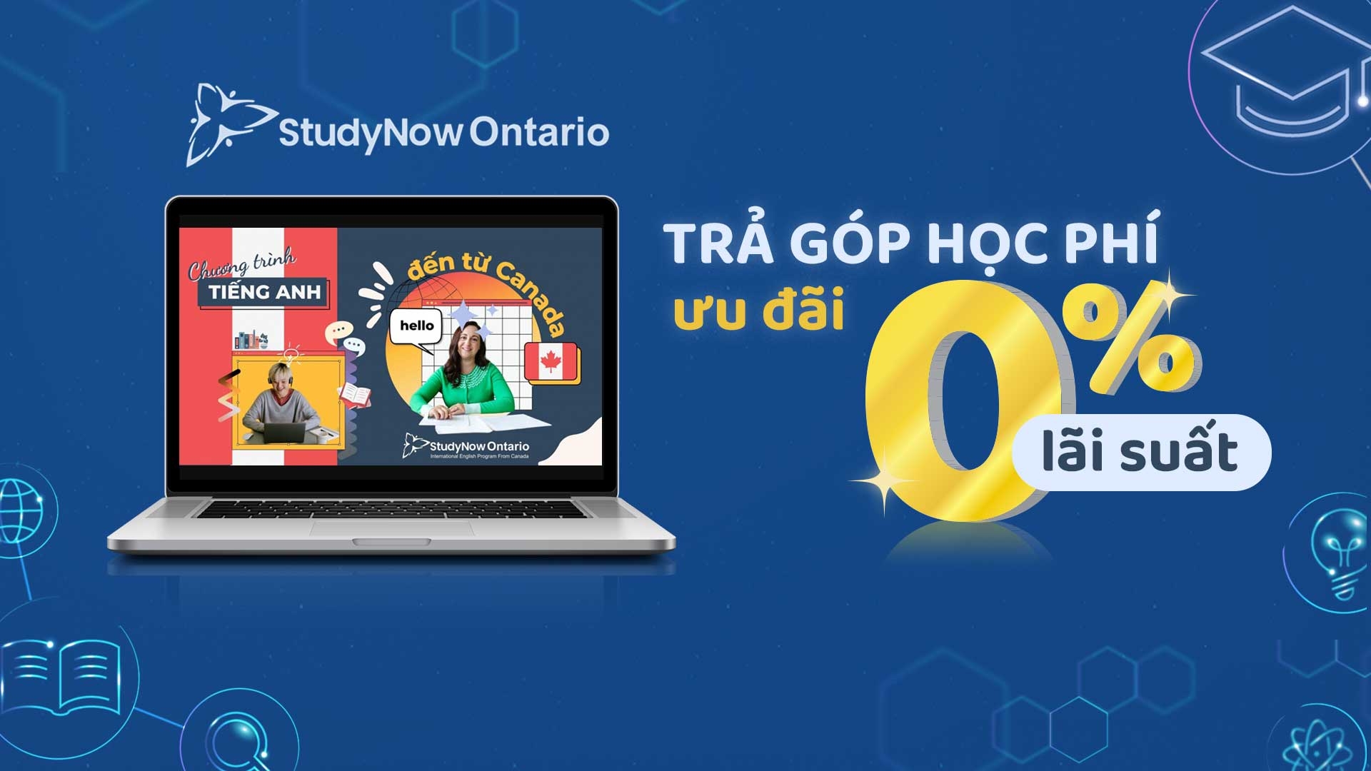 Giỏi tiếng Anh với chương trình trả góp 0% lãi suất chỉ có tại StudyNow Ontario